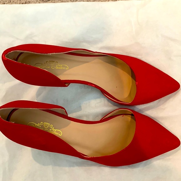 Journee Collection | Shoes | Red Formal Heels Excellent Condition ...